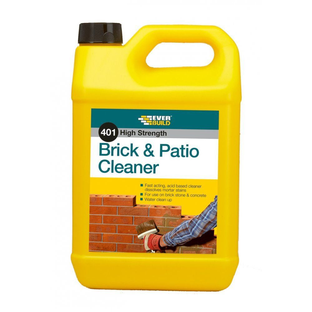 Everbuild 401 Brick Patio Cleaner Acid Based 5Ltr