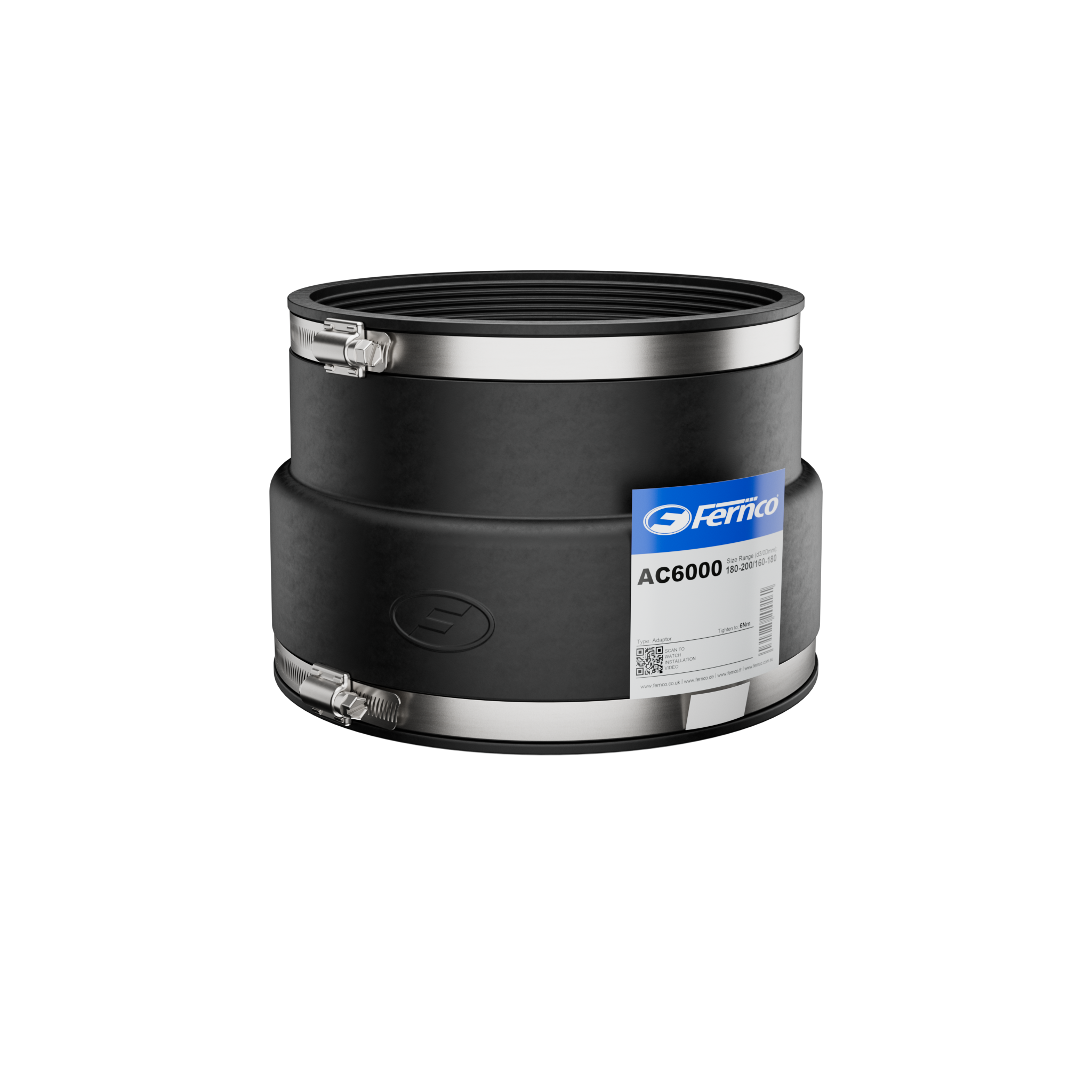 AC6000 - 6 inch Clay to Plastic Adaptor
