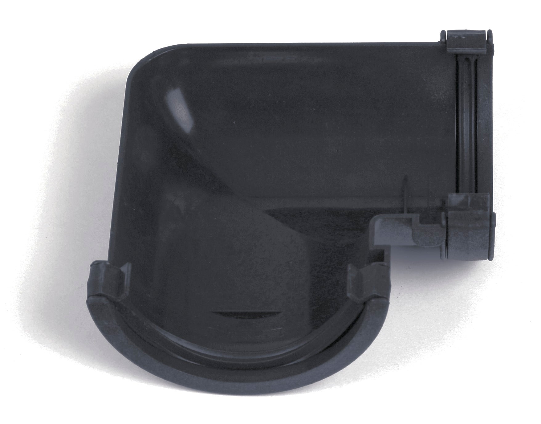 Half Round 90deg Gutter Bend - Cast Iron Effect