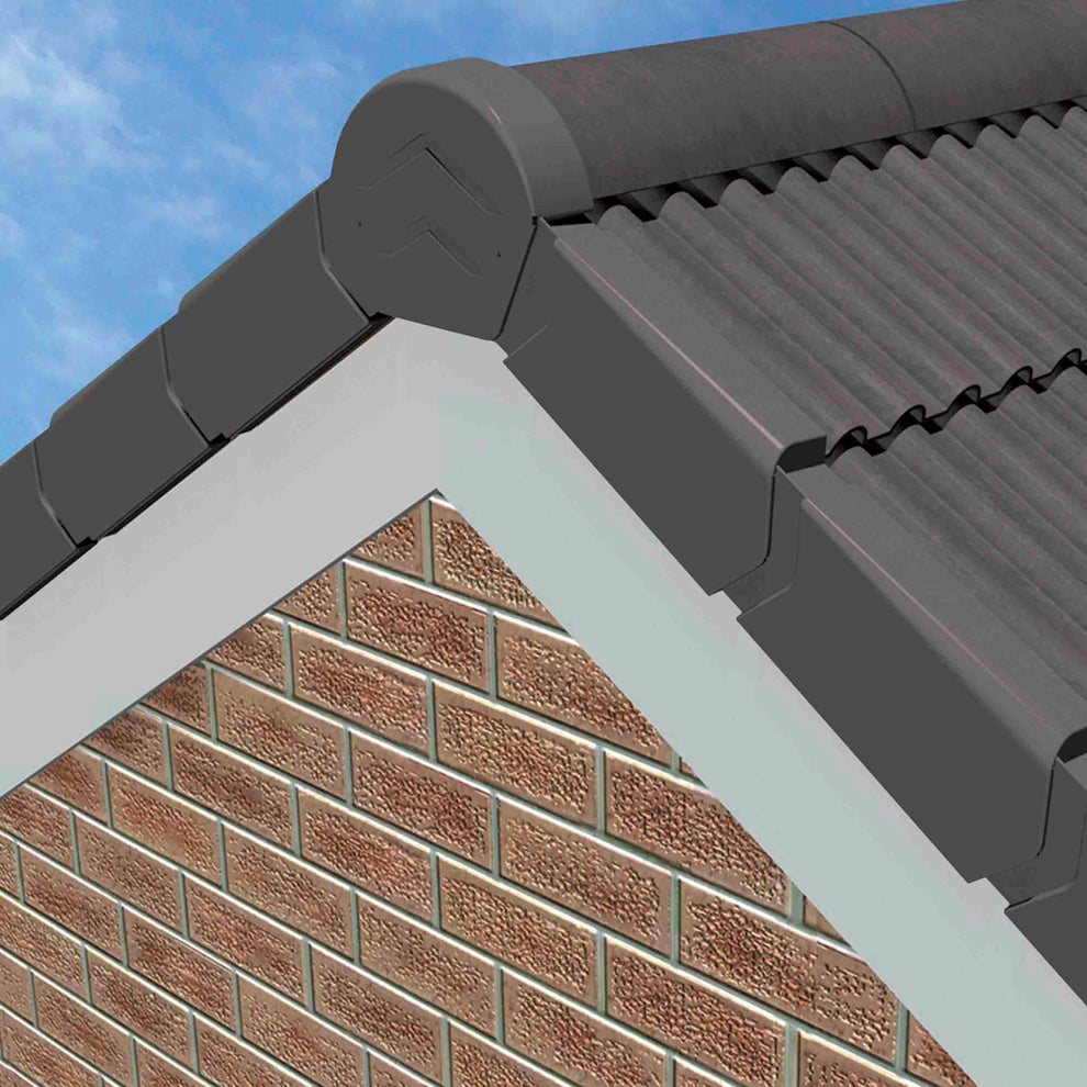 Manthorpe SmartVerge uPVC Dry Verge System - Grey