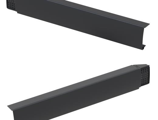 Manthorpe Linear Verge uPVC Dry Verge System - Black