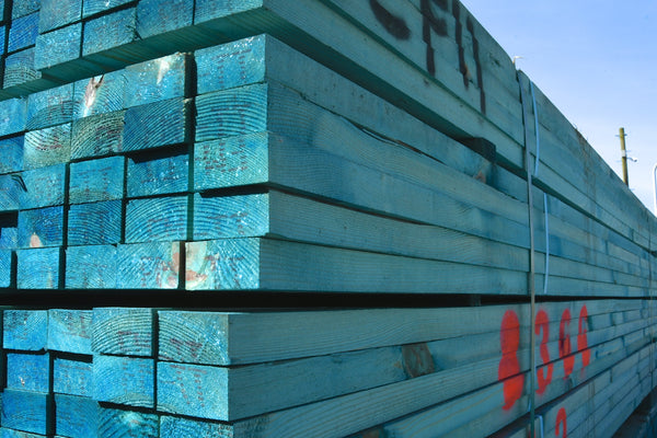 Blue Treated Timber BS5534 Roofing Batten - Pack of 10