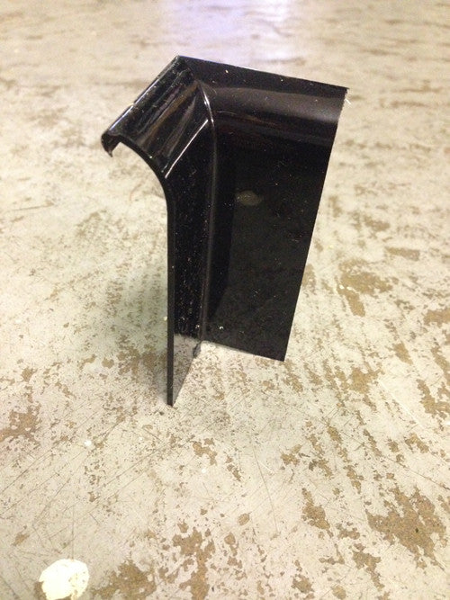 Gutter Drip Trim Internal Corner - Black